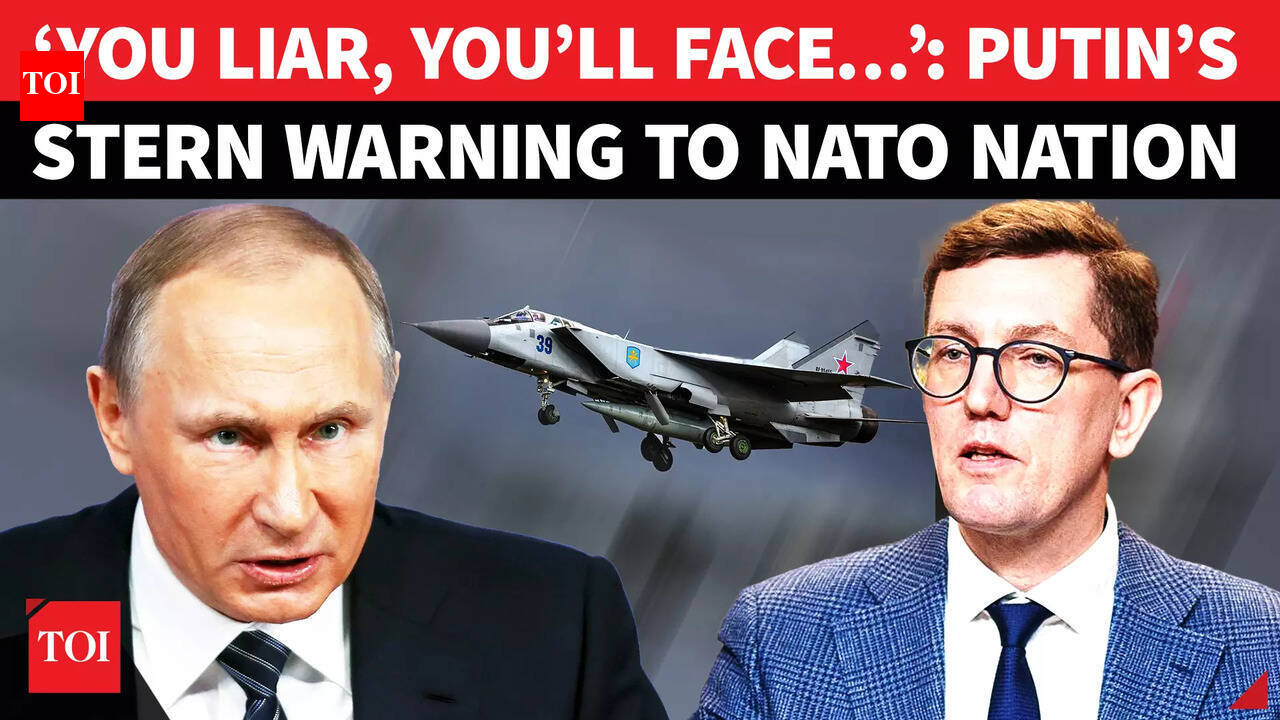 'Do Not Lie': Putin Warns Estonia Over Airspace Violation Claim Amid ...