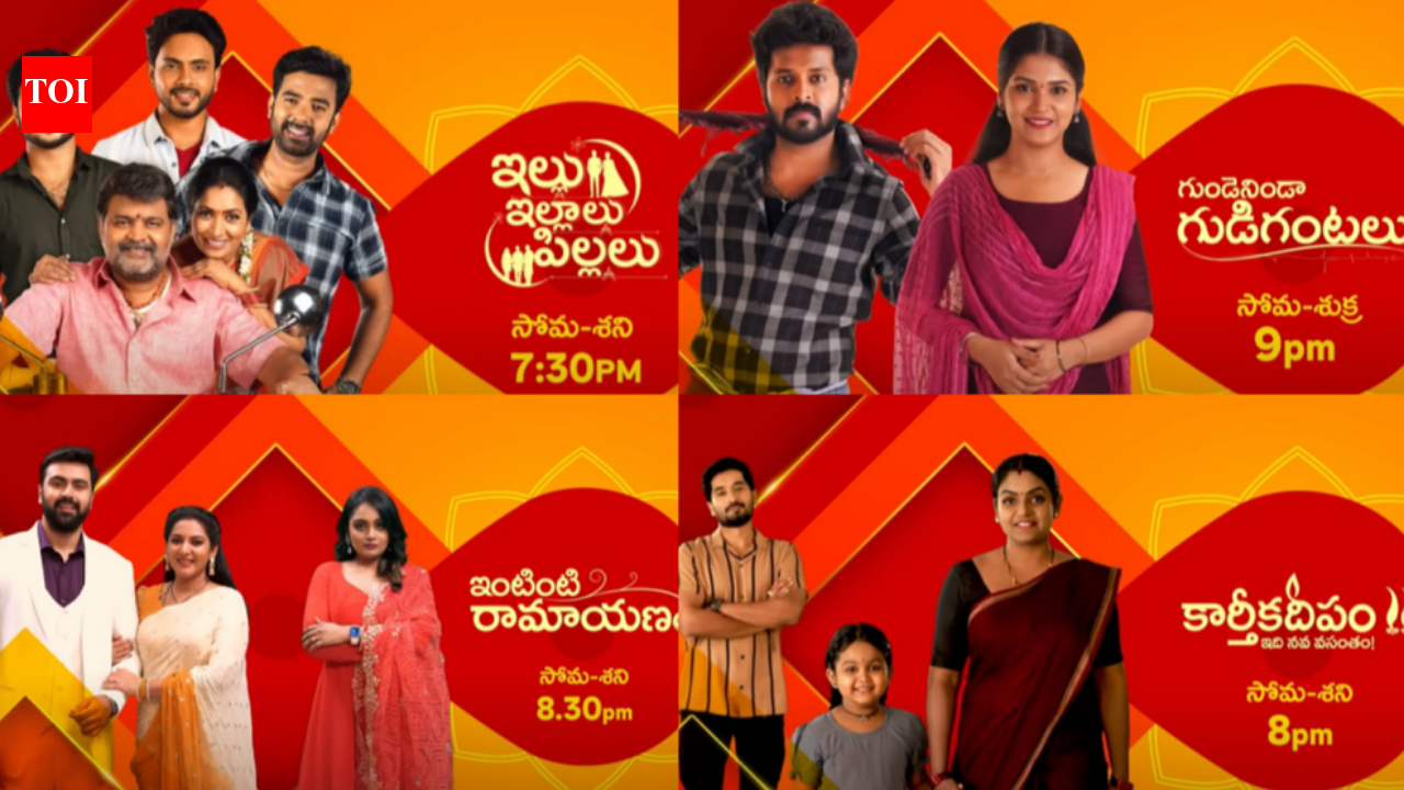 From Karthika Deepam to Chinni: Here’s a look at the top Telugu shows ...