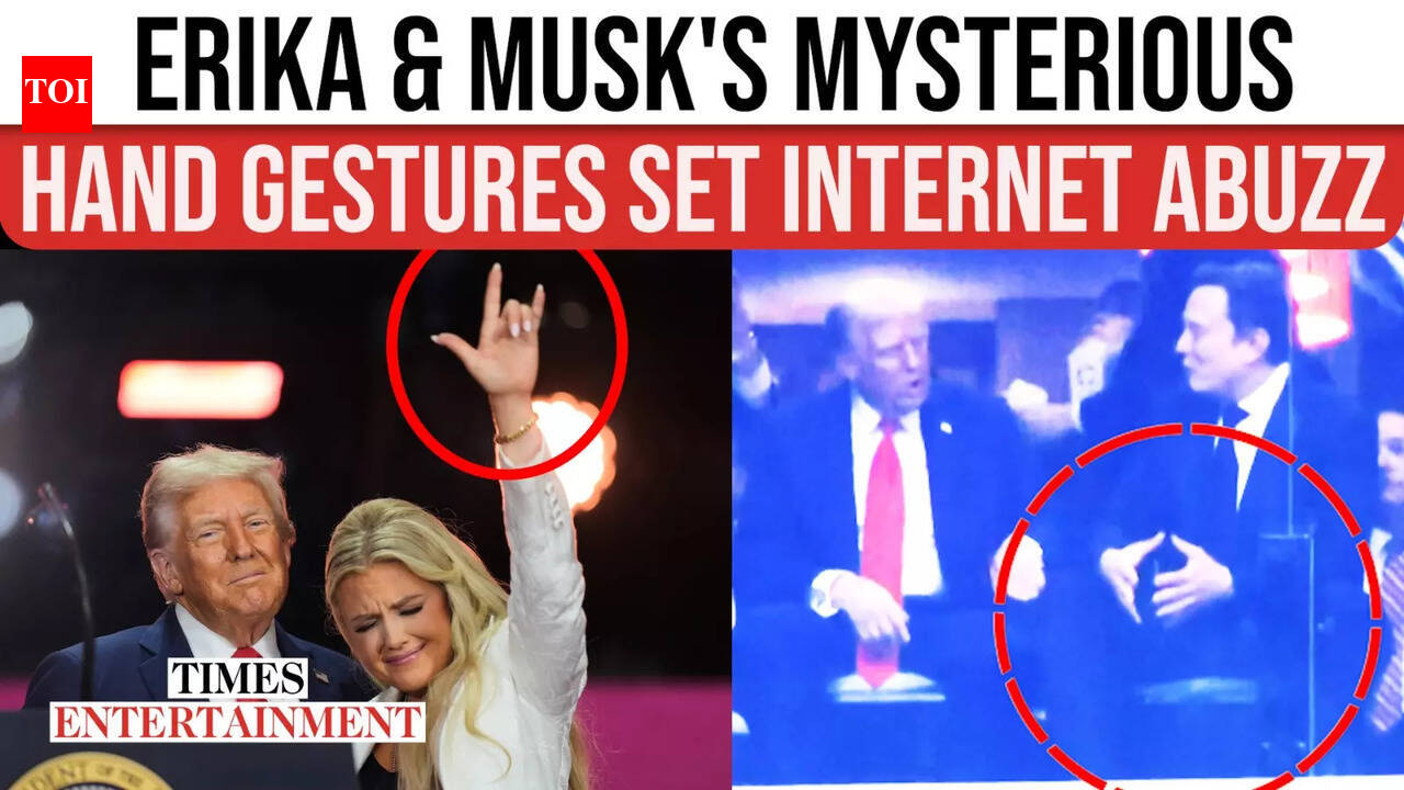 Musk’s Pyramid Hand Sign, Erika’s Gestures Send Internet Into Overdrive