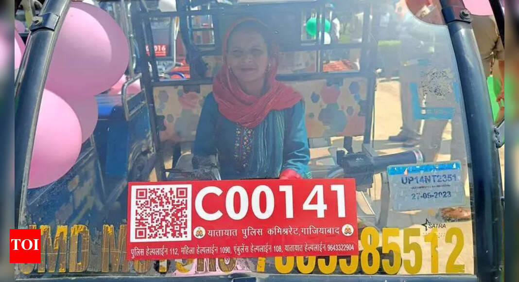 QR codes, stickers will tell you about e-rickshaw route, owner in ...