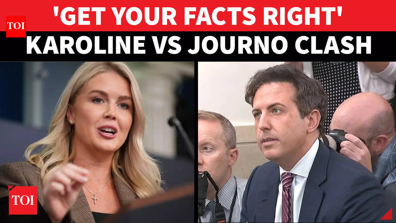 'GET YOUR FACTS RIGHT': Karoline EXPLODES In Anger; Chaos In Briefing ...