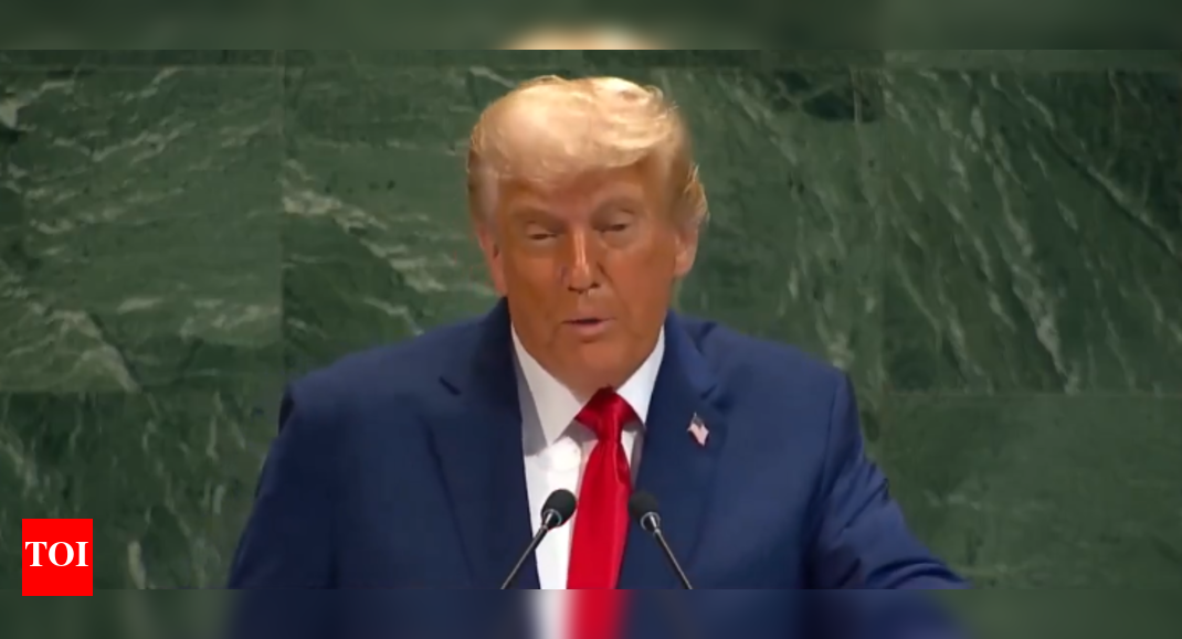 Trump UNGA Speech Live Updates: Donald Trump assures '100%' support to ...