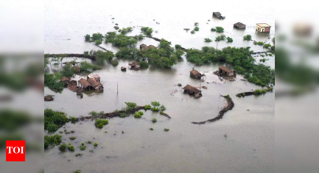 Flood fury halts Vande Bharat in Solapur; rail, road links severely hit as Sina river swells ...
