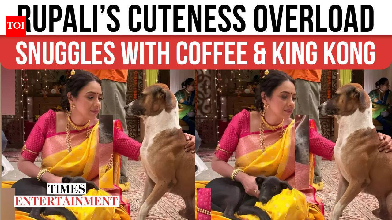 Rupali Ganguly Shows Her Soft Side In Adorable Photos With Furry Friends