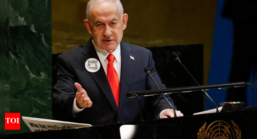 ‘You will see why we fight’: QR code on Netanyahu’s lapel links to ...