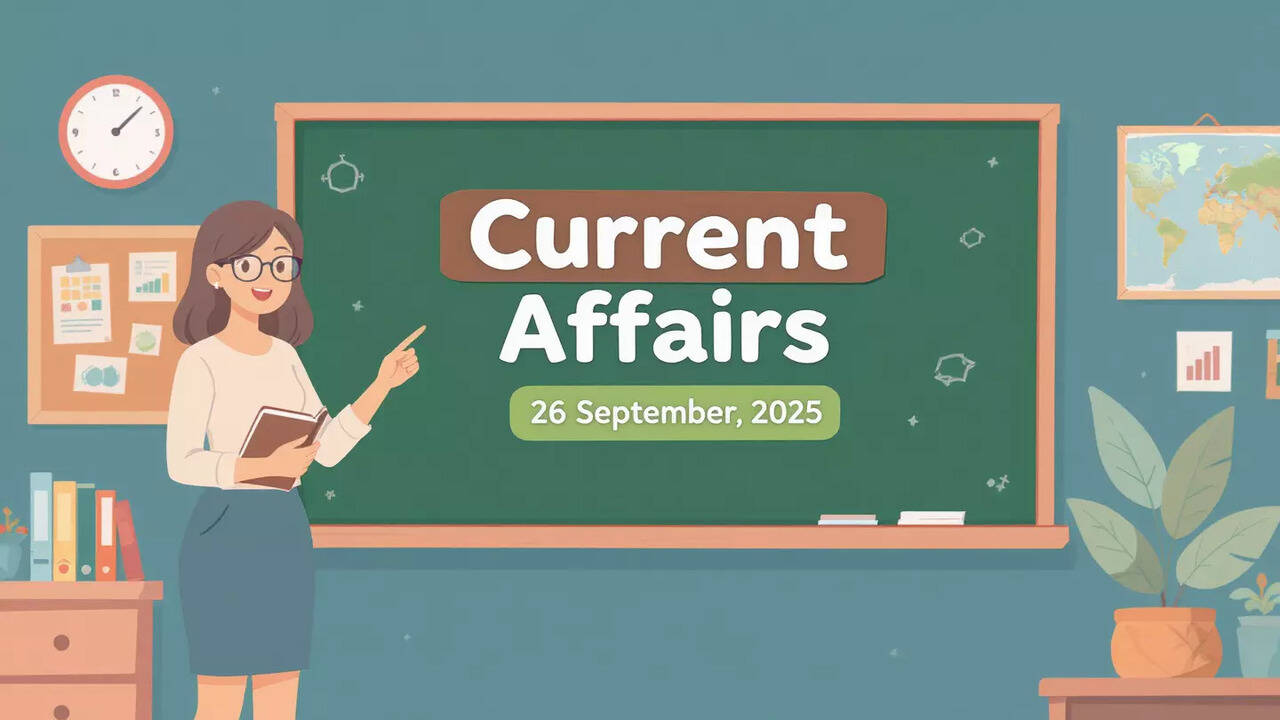 GK Quiz Today, 26 September, 2025: Latest Current Affairs Questions ...
