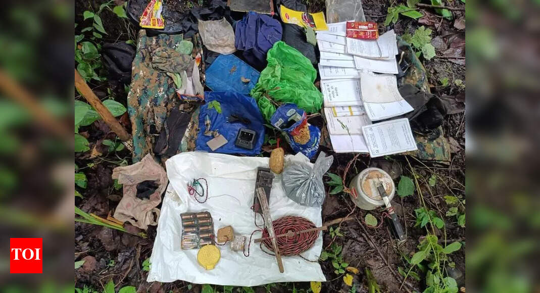 Forces recover explosives, material from Maoist dump in forests of ...