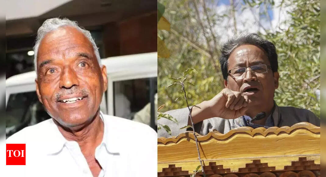 Ladakh protest: CPIM MP Amra Ram stopped from meeting Sonam Wangchuk at ...