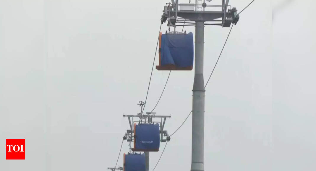 India’s first urban public transport ropeway begins trial run in ...