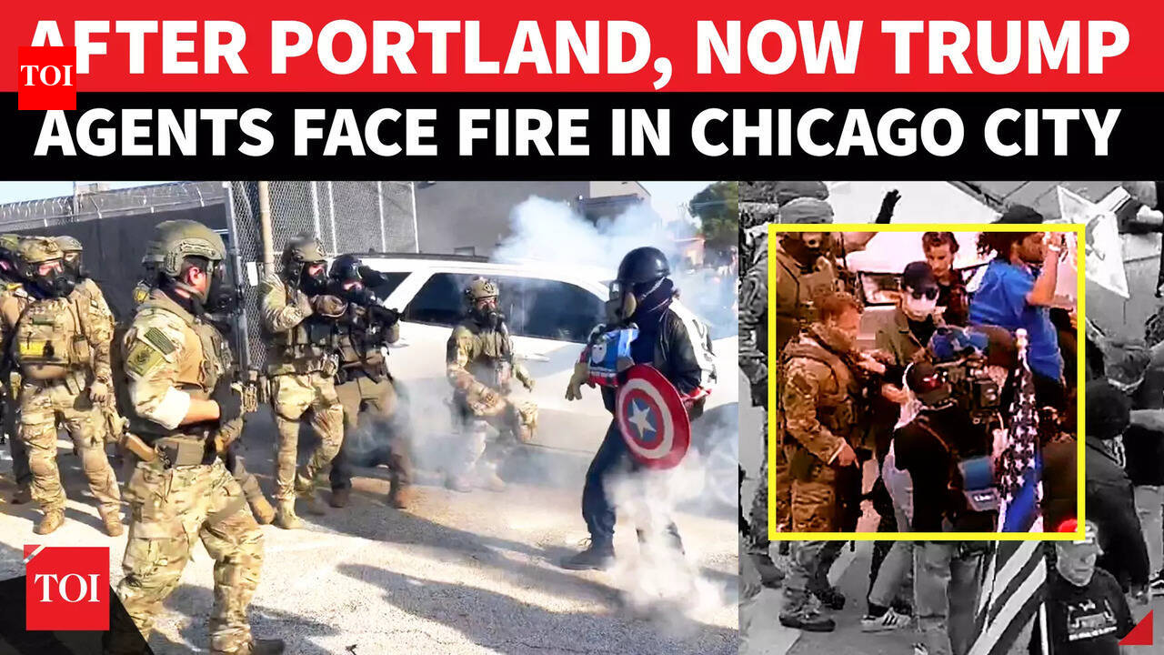 Chicago On Fire: ICE Under Attack, Shells Fired; Protester Grabs ...