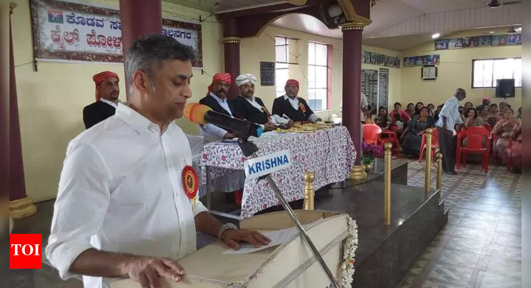 Virajpet MLA urges Kodavas to unite for protection of gun rights ...