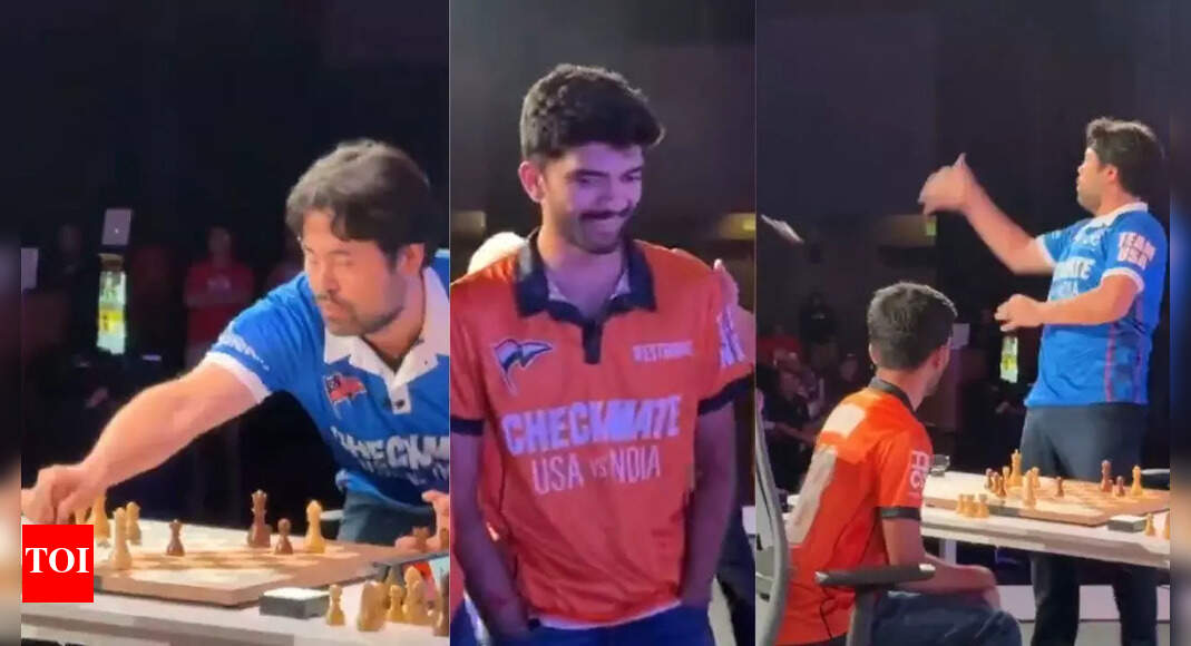 'Dance in front of me': Hikaru Nakamura's bizarre advice to D Gukesh after throwing king gesture ...