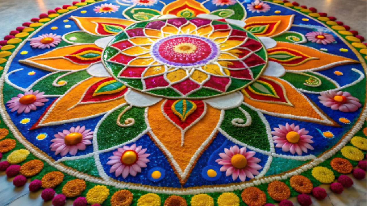 DIY Diwali Decoration: Step-by-Step Rangoli Guide for a Stunning Home