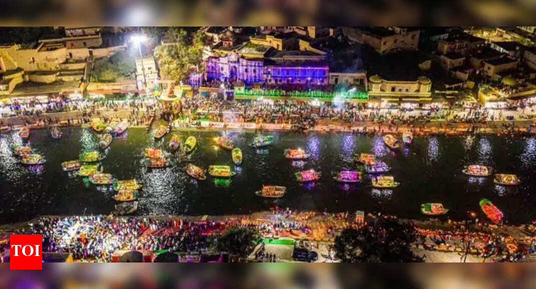 Chitrakoot deepotsav starts Oct 18 | Prayagraj News - The Times of India