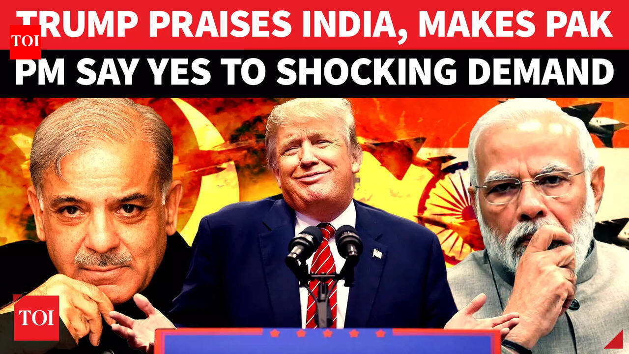 'You Will, Right?': Trump Halts Speech, Asks Pak PM If India-Pak Will ...