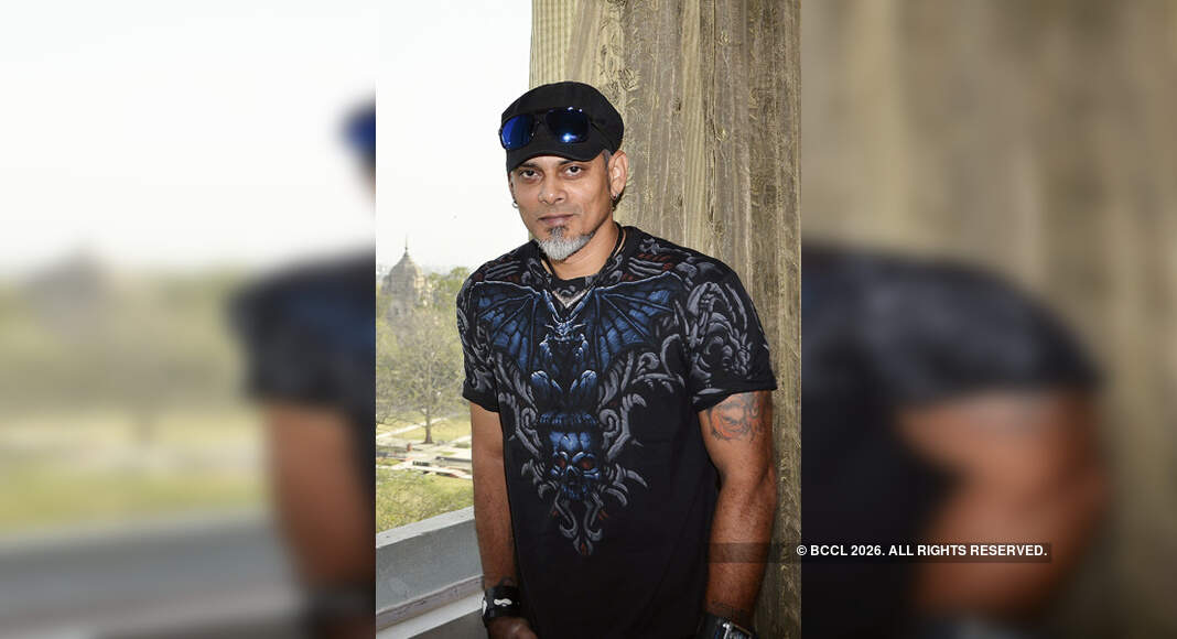 Indian playback singer Suraj Jagan poses for photogs during his recent ...