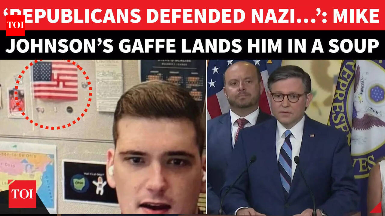 FULL: Mike Johnson’s Anti-Nazi Attack Bites Him Back | Big Row At US ...