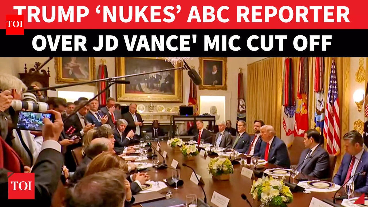 ‘You’re ABC Fake News…’: Trump Slaps Down Reporter After Vance’s Mic ...