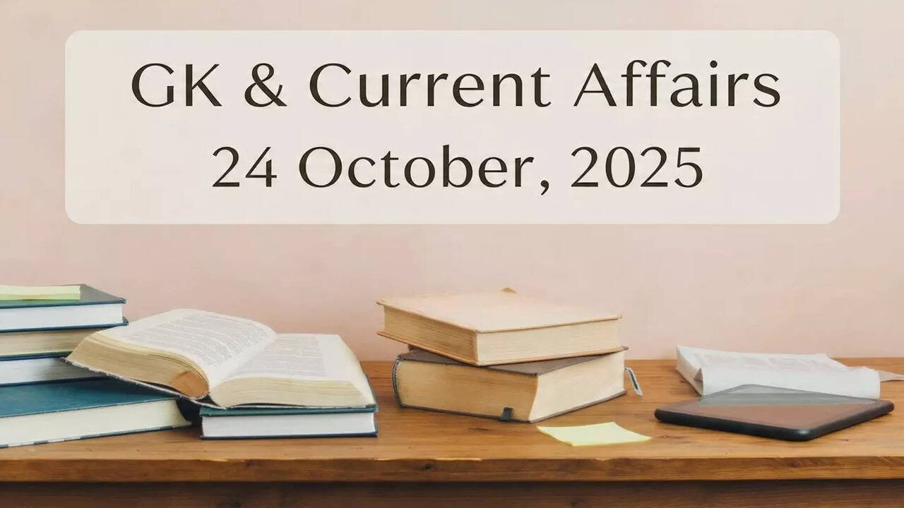 GK Quiz Today 24 October 2025 Latest Current Affairs Questions and Answers