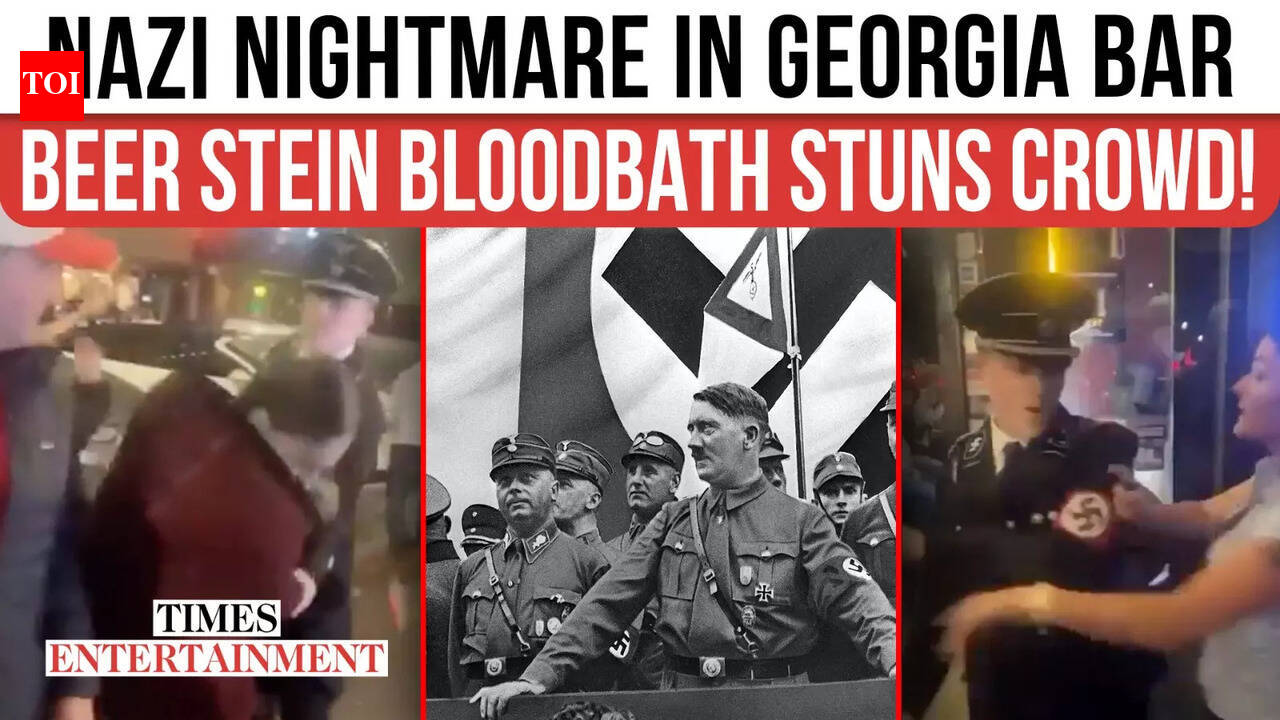 Georgia Bar ERUPTS After Man in Nazi Costume Attacks Woman; Chaos ...