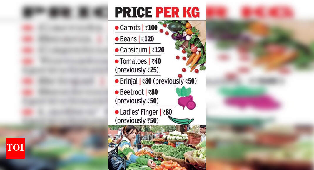 Festive demand send vegetable prices soaring | Vijayawada News - The ...