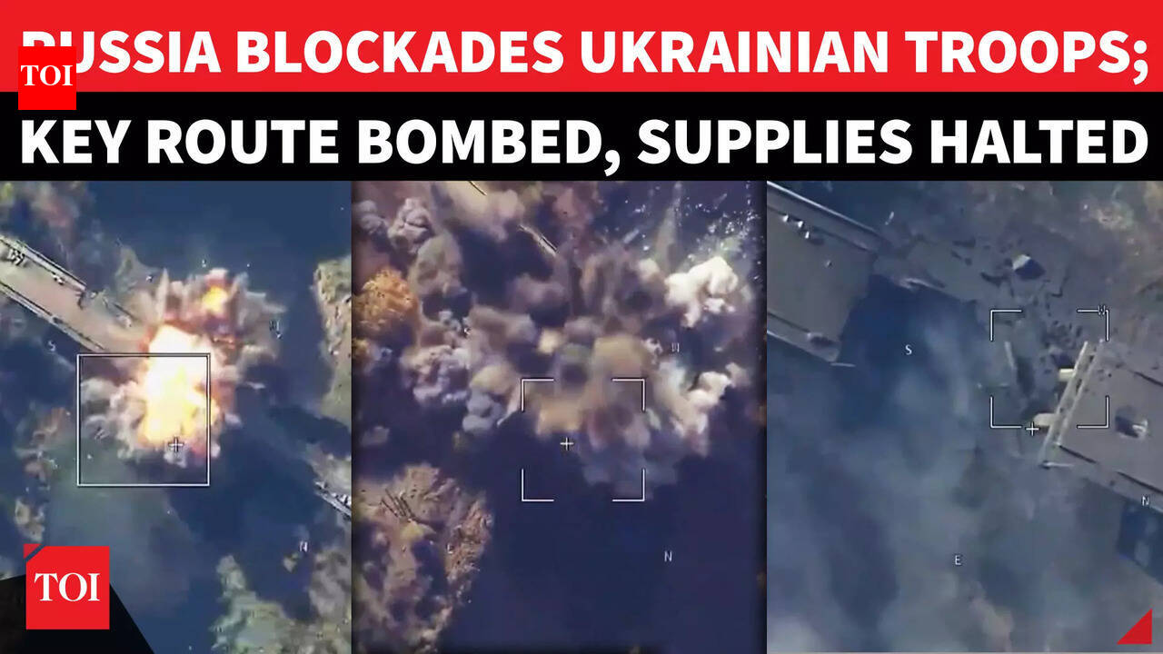 Russia Says Ukrainian Supply Route Bombed, Key Bridge Attacked Amid ...