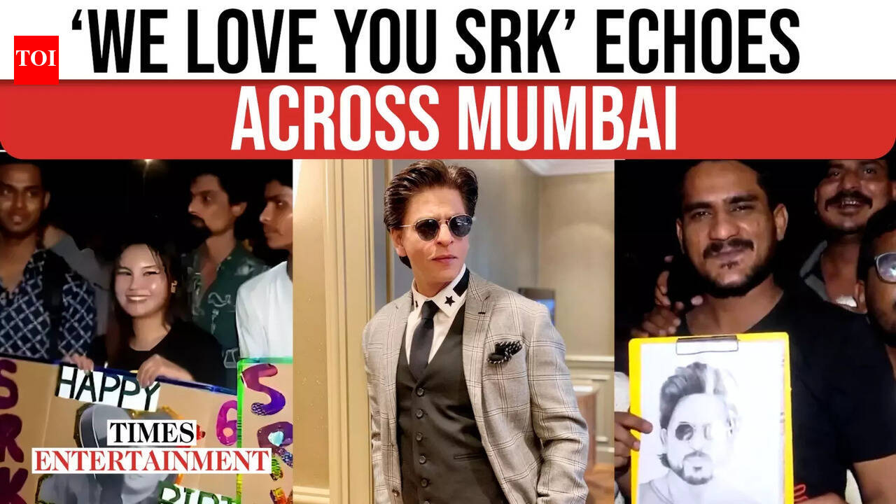 From Dubai to Kolkata,Fans From Across The World Throng Outside 'Mannat ...