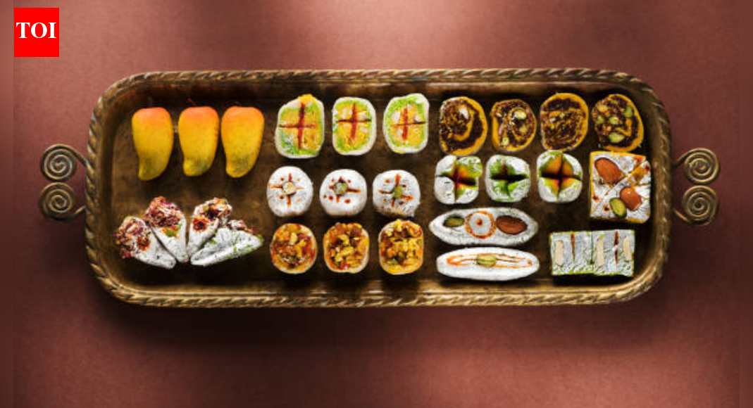 Silver vark on sweets: Is it really non-vegetarian? - The Times of India