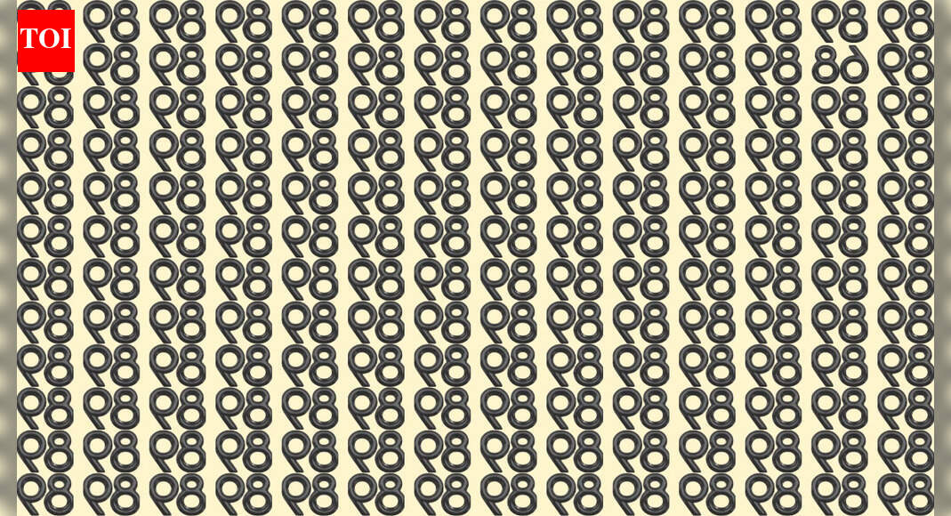 Optical Illusion: Can you spot the inverted ‘68’ among inverted ‘89s ...