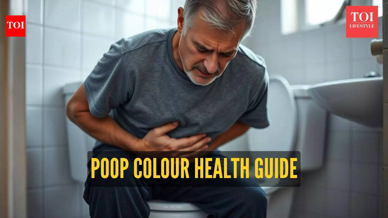 What does the colour of poop say about a person’s liver and gut health?
