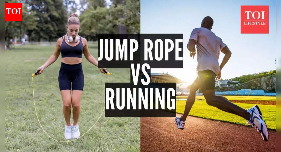 Jumping rope vs running: Which is more efficient for a 10-minute ...