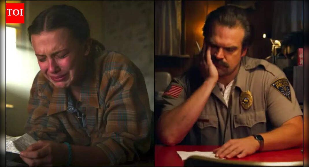 When Millie Bobby Brown hesitated at the mention of David Harbour's ...