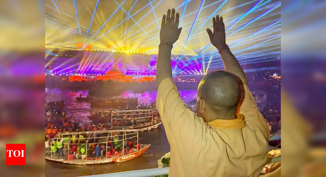 Yogi lights first diya, cruises the Ganga to witness festivity ...