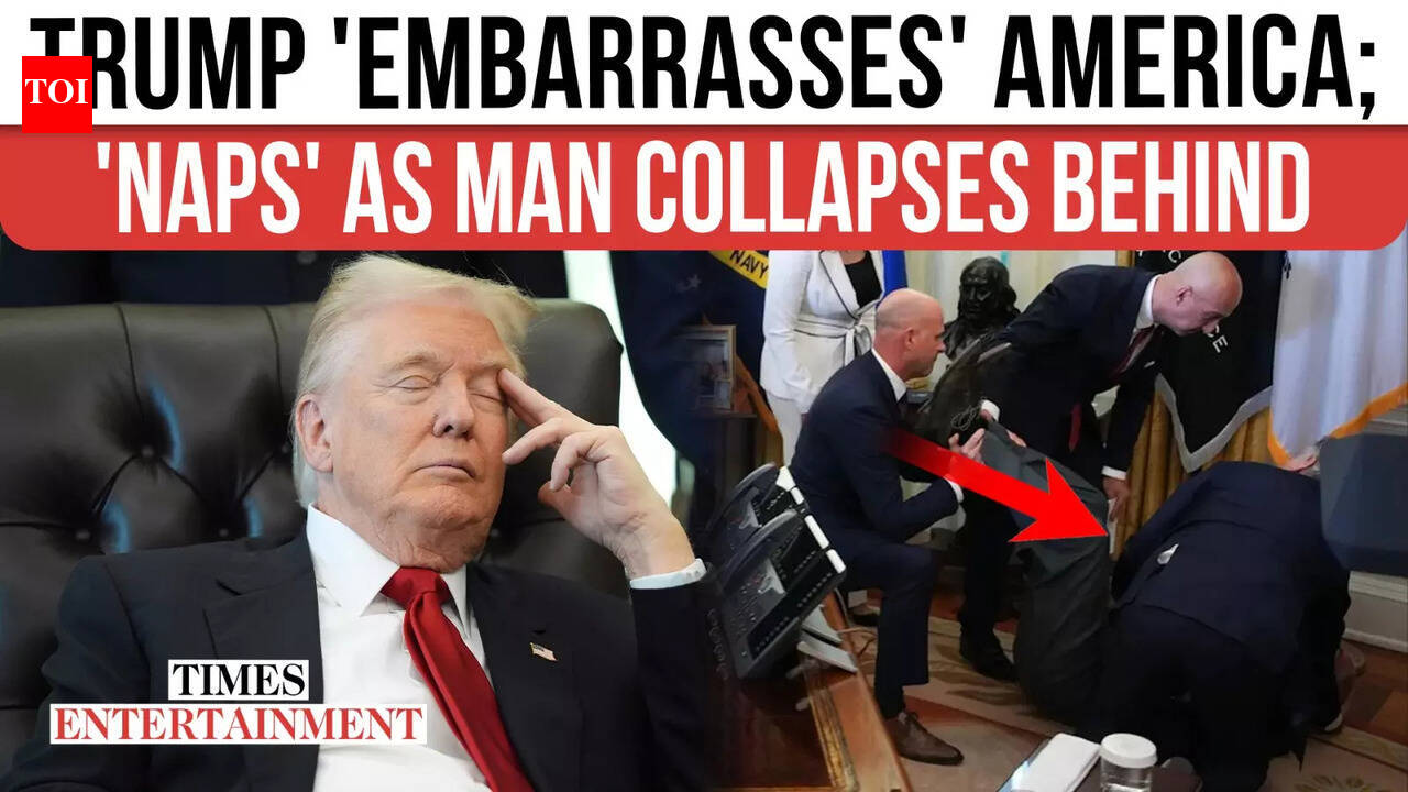 'Sleepy Don': Trump Seemingly Dozes Off At Worst Possible Time Amid ...
