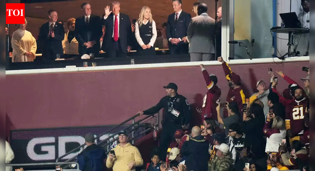 Donald Trump faces massive boos at NFL game before taking over Fox ...