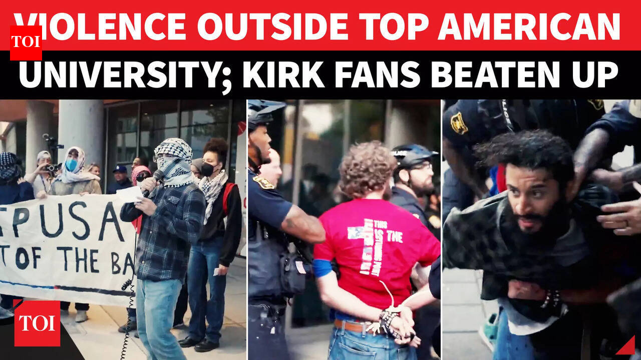 On Cam: Riots Erupt After Mob Beats Up Trump-Charlie Kirk Supporters In ...