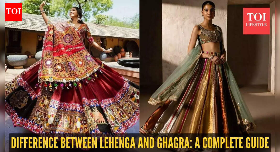Lehenga vs ghagra: What’s the real difference? | - The Times of India