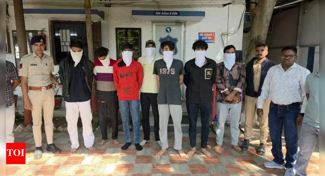 Seven arrested with hybrid ganja at Gaurav Path | Surat News - The ...