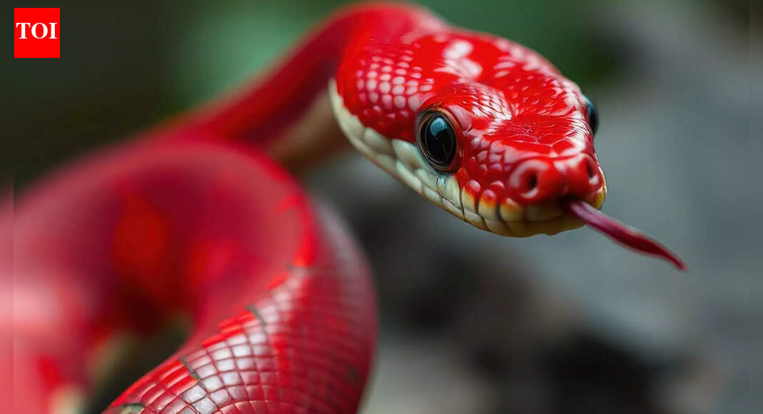8 stunning red snakes around the world that are nature’s gems