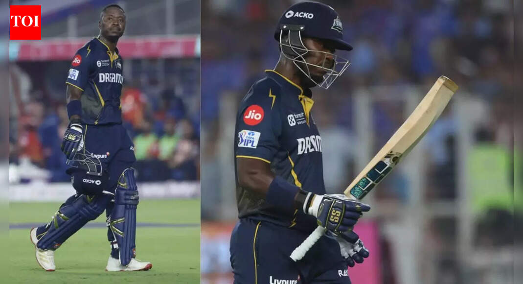 Confirmed! Sherfane Rutherford departs Gujarat Titans; traded to Mumbai ...