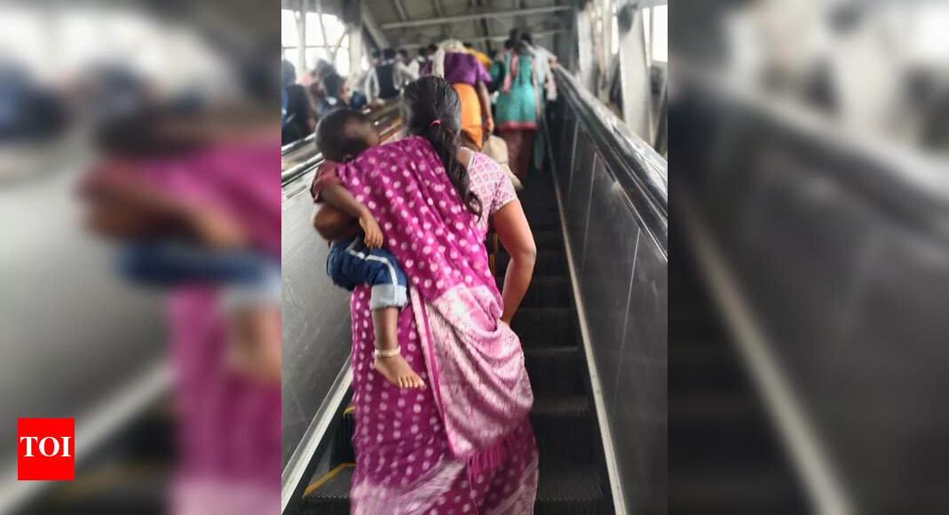 Tambaram railway station crumbles under pressure | Chennai News - The ...