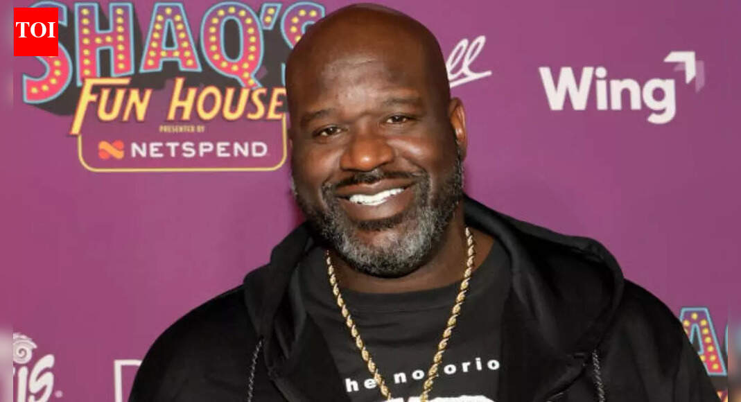 NBA legend Shaquille O’Neal steals the show at exciting football match ...
