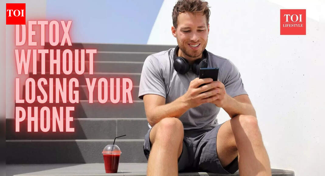 7 ways to detox the mind without giving up your phone - The Times of India