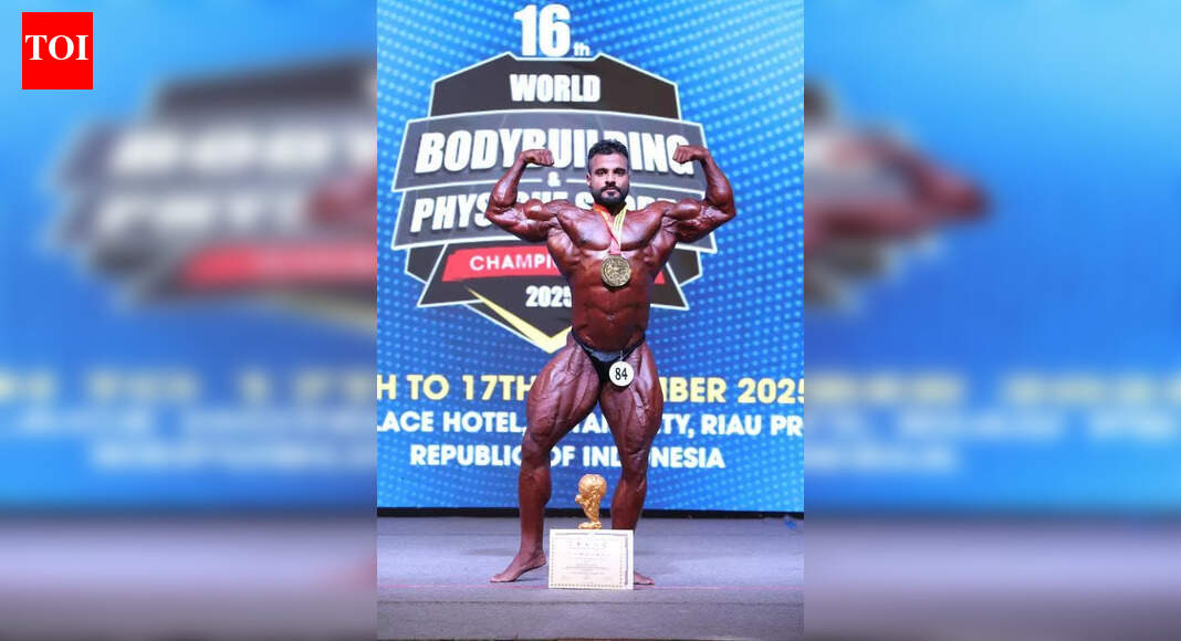 Rajasthan’s bodybuilder Arshan Khan wins gold at World Bodybuilding ...