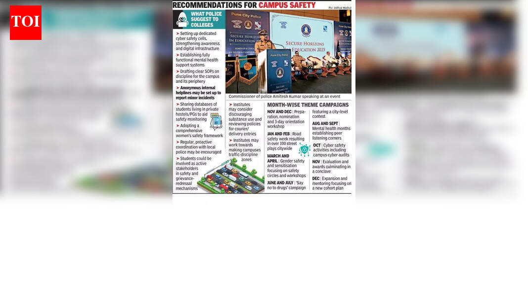 Cyber cell to helpline: Pune police outline student safety measures ...