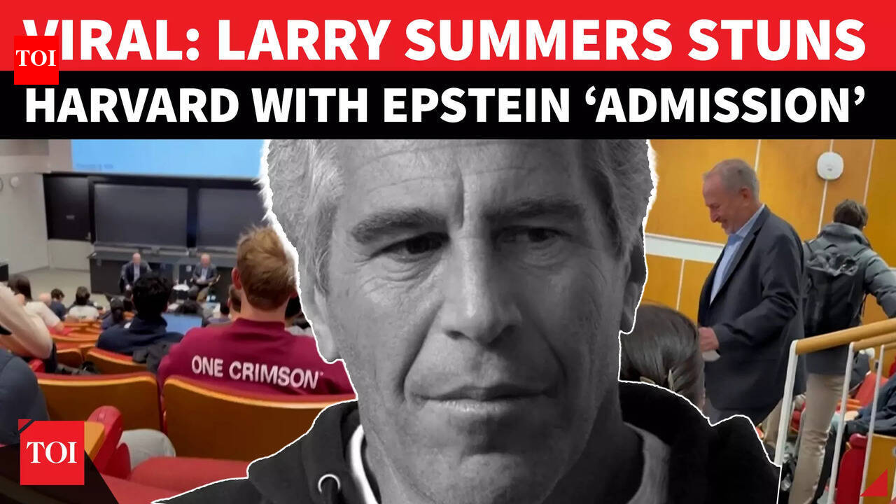‘Ashamed Of Epstein': Shock Video Of Larry Summers Addressing Harvard ...