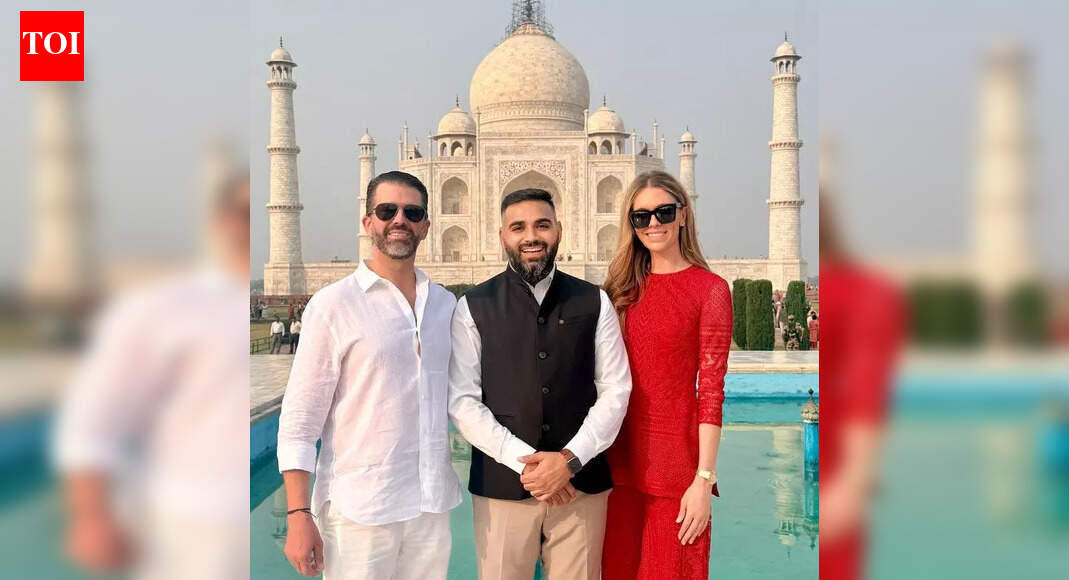 Trump Jr visits Taj, recalls father’s 2020 trip | Agra News - The Times ...