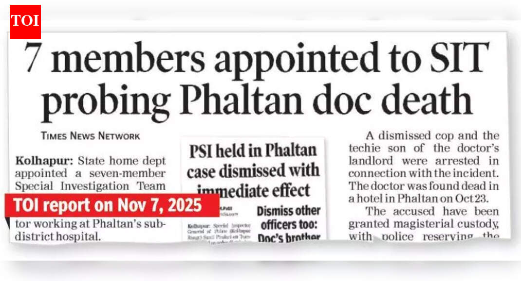 SIT tells court: Analysis of digital evidence completed in Phaltan doc ...
