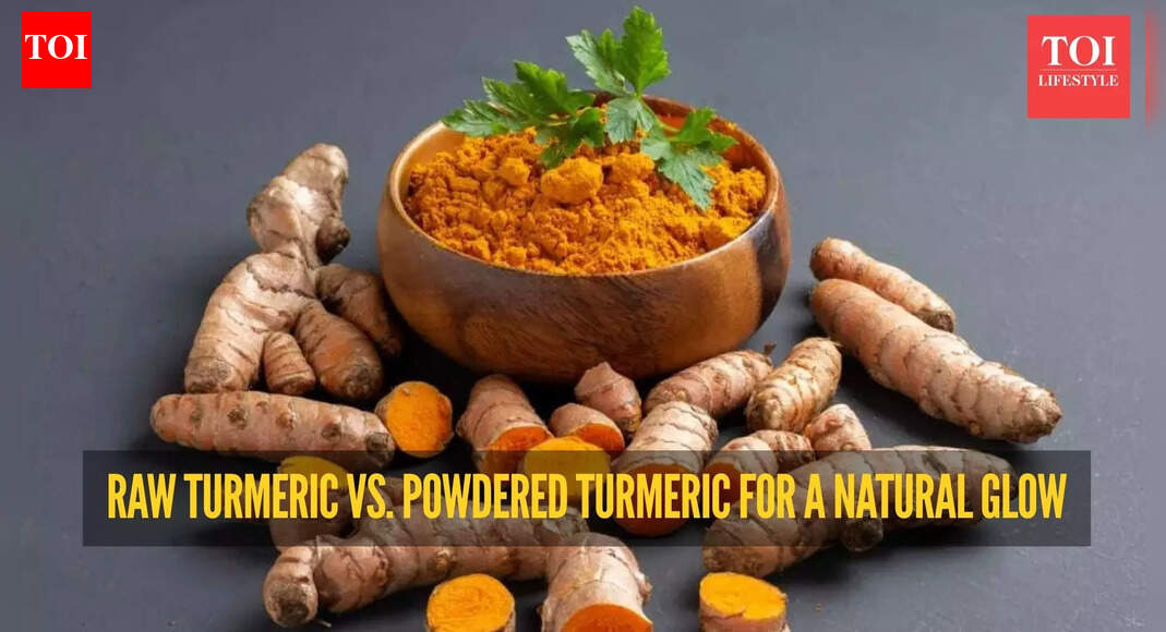 Raw turmeric vs powdered turmeric: Which is best for glowing winter skin?