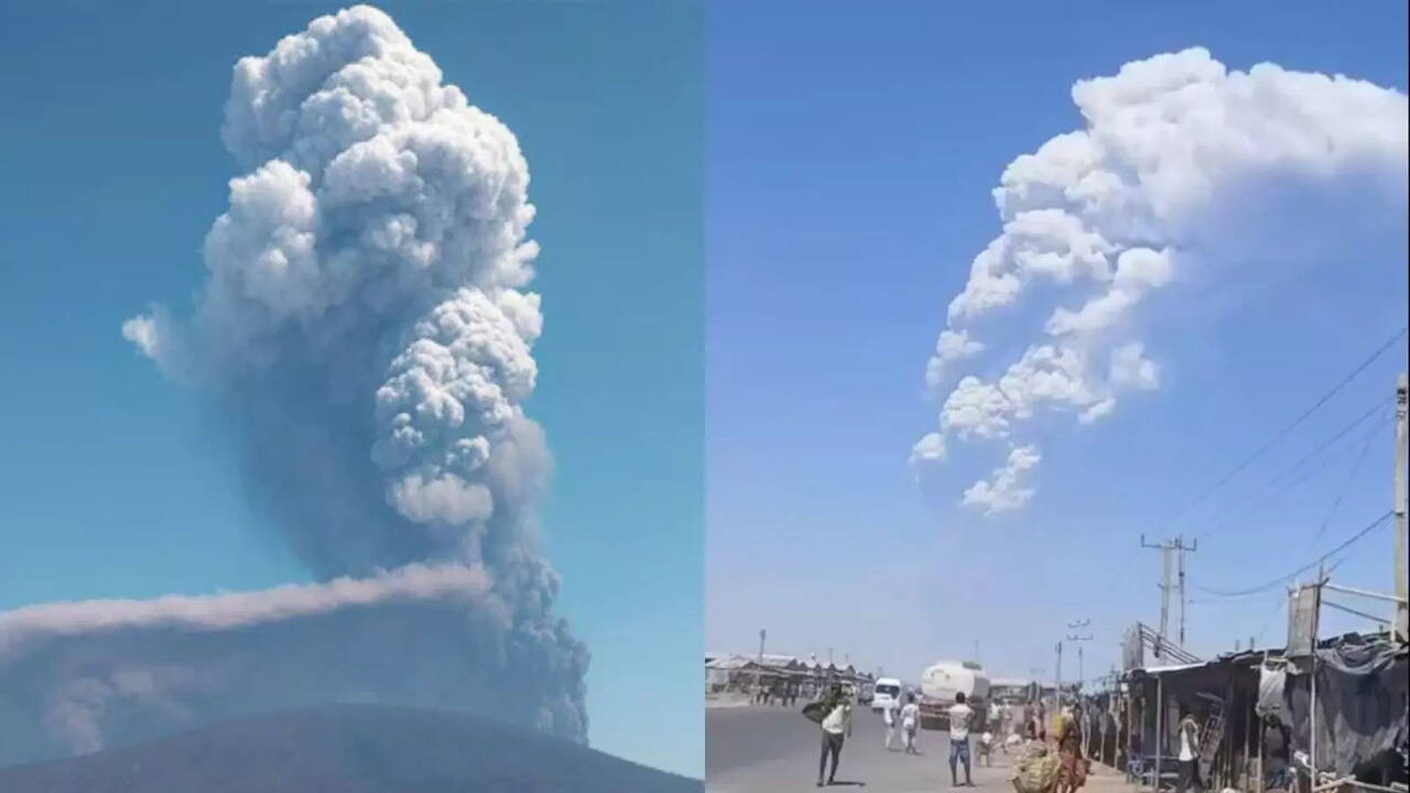 Ethiopian Volcano Erupts After 12,000 Years, Ash Reaches Delhi Amid ...